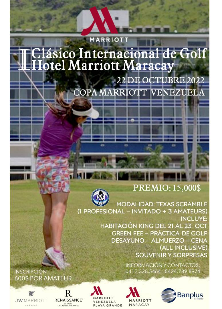 1er Clásico Internacional de Golf Copa Hotel Marriott Maracay – Extreme ...